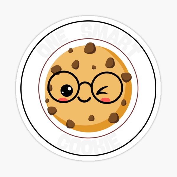 "One Smart Cookie " Sticker for Sale by Eolithic | Redbubble