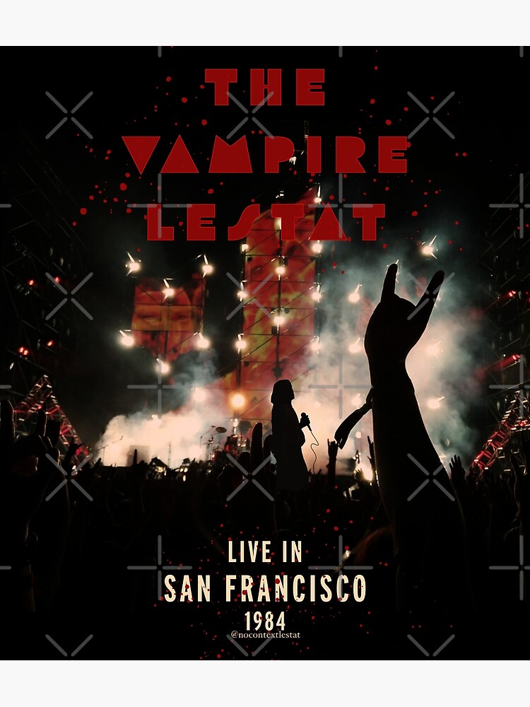 The Vampire Lestat Concert Poster 1 Premium Matte Vertical Poster sold ...