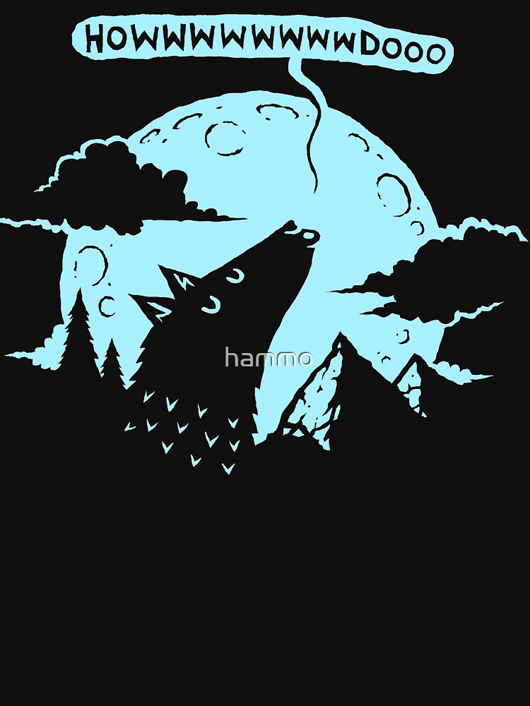 "Nothern Wolf" T-shirt for Sale by hammo | Redbubble | night t-shirts ...