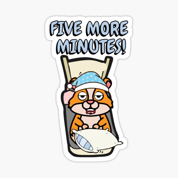 "Cute lazy hamster cant get out of bed" Sticker for Sale by Pet-Station ...