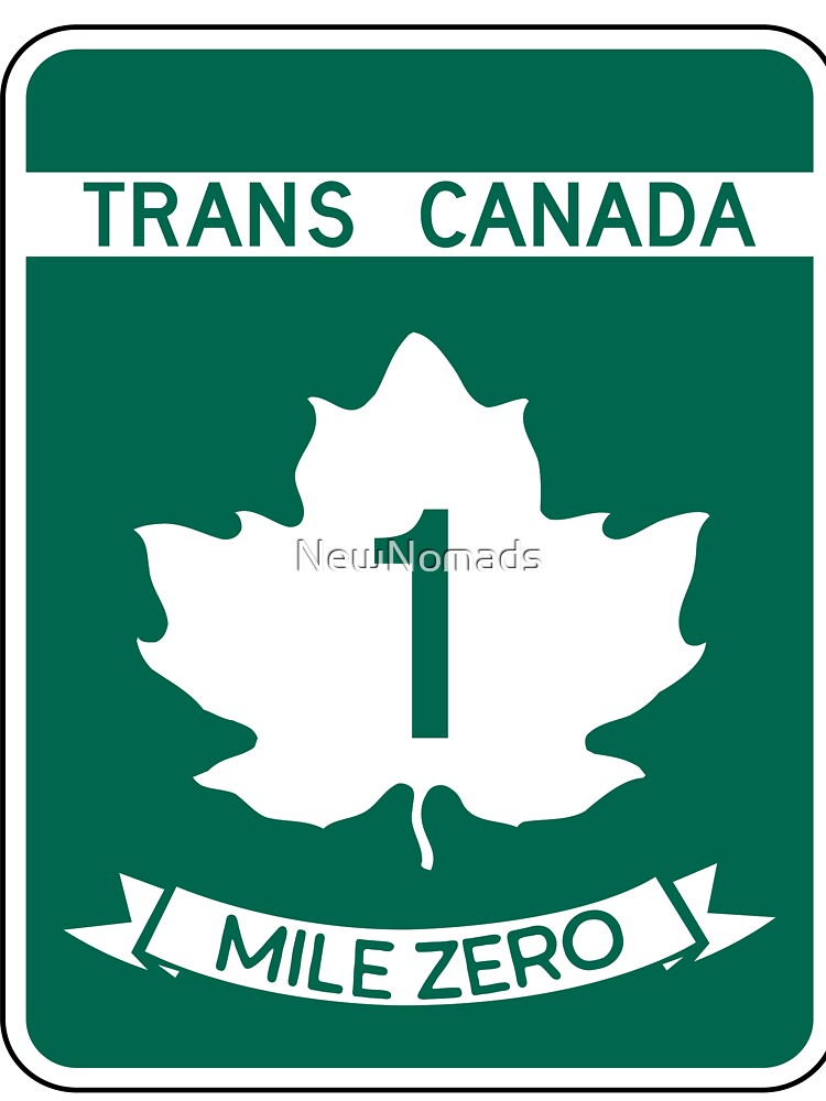 "Trans-Canada Highway, Mile Zero, TCH" Kids T-Shirt for Sale by ...