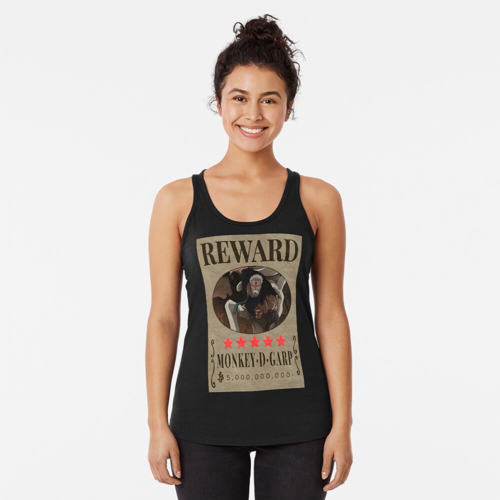 "Garp Wanted Bounty Poster One Piece Marines Reward Cross Guild" Poster ...