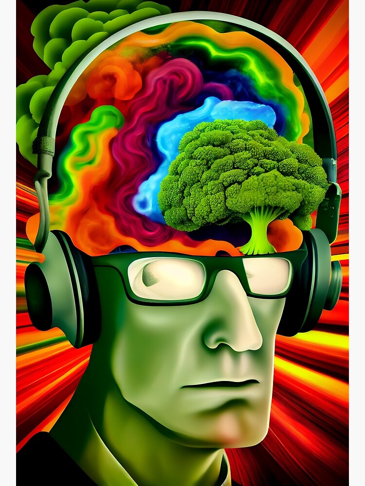 "Dr.•Brócoli Cosmic Space DJ - Psychedelic Funk Colourful Broccoli ...