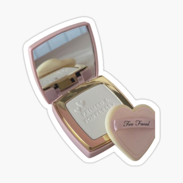 "TOO FACED " Sticker for Sale by bratzkilll | Redbubble