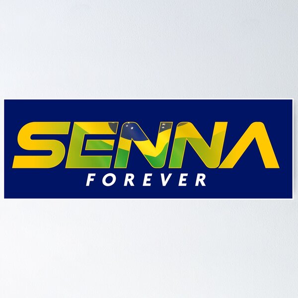 "Senna Forever Design" Poster for Sale by hotshots-design | Redbubble