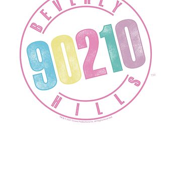 "Beverly Hills, 90210 Vintage Pastel Retro Logo" Essential T-Shirt for ...