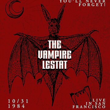 "The Vampire Lestat Concert Poster 3" Poster for Sale by ...