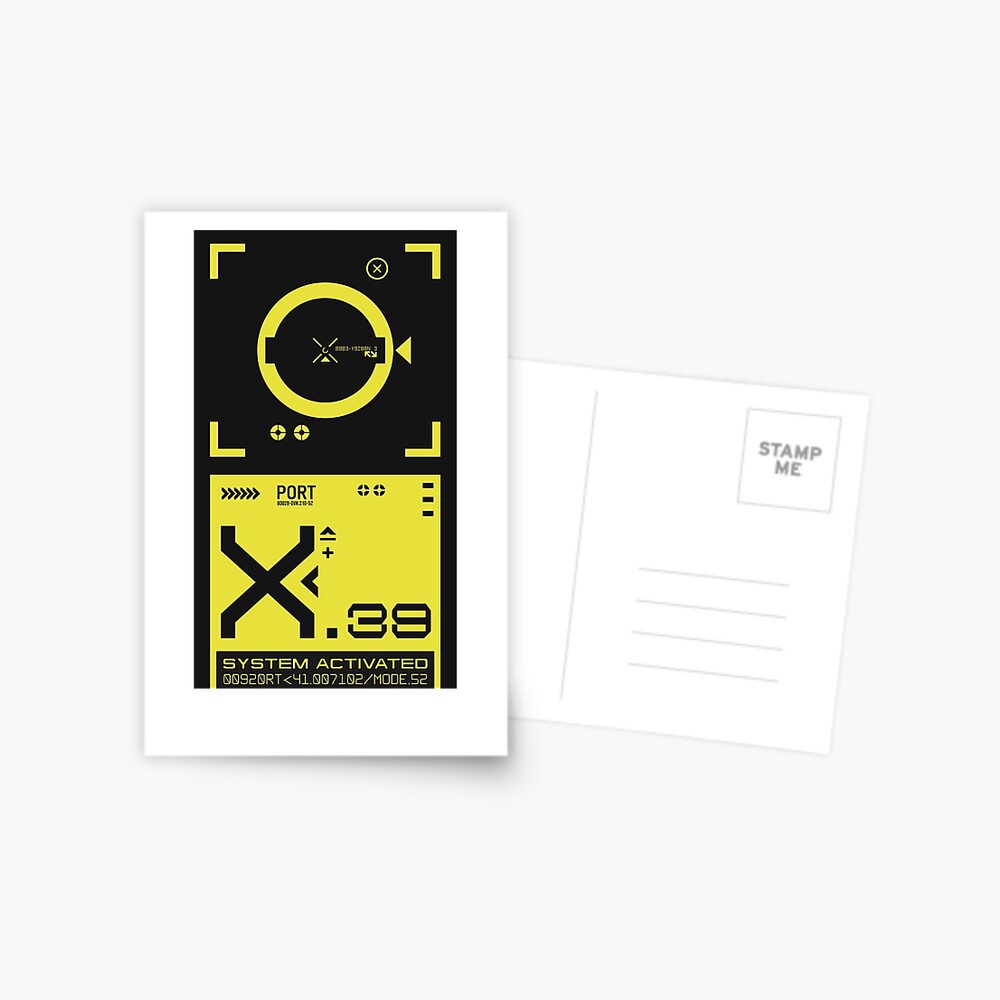 "System activated protocol code decal yellow gray " Sticker by Arez ...
