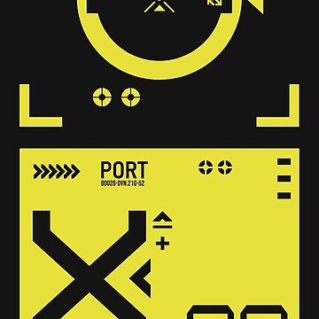 "System activated protocol code decal yellow gray " Sticker by Dr-Evil ...