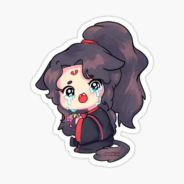 "crying binghe" Sticker for Sale by backin2009 | Redbubble