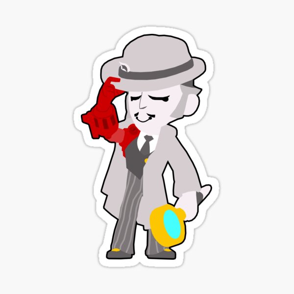 "mime detective noir edition simple design" Sticker for Sale by ...