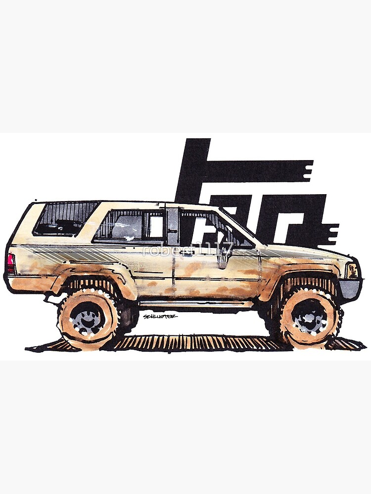 " 1st Gen 4Runner TRD - Tan" Art Print by robert1117 | Redbubble