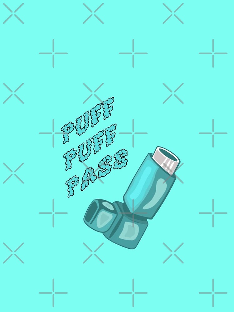 "Puff Puff Pass Inhaler" iPhone Case for Sale by Barnyardy | Redbubble