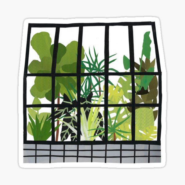 "Greenhouse" Sticker for Sale by jenbucheli | Redbubble