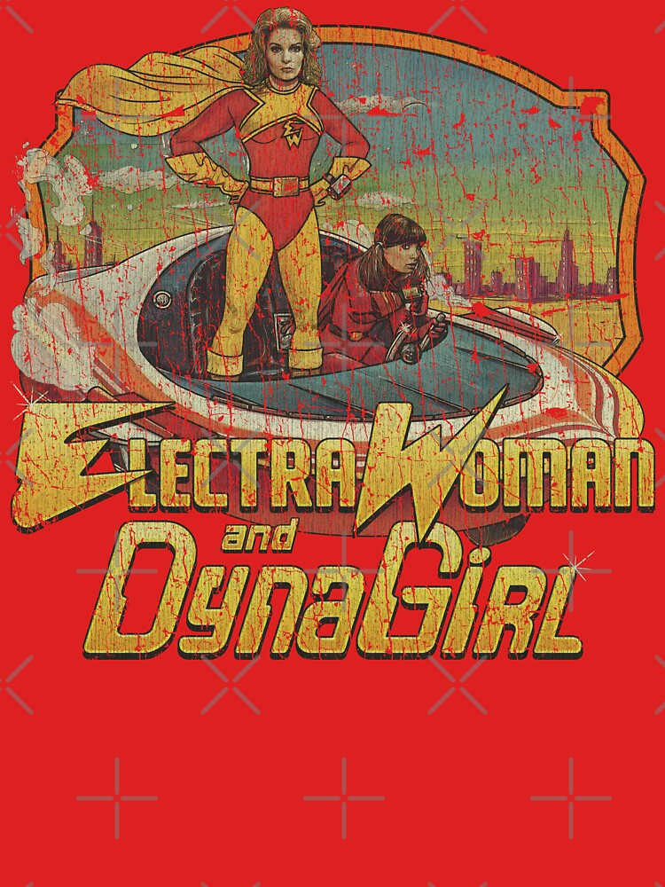"Electra Woman and Dyna Girl 1976" Essential T-Shirt for Sale by AstroZombie6669 | Redbubble