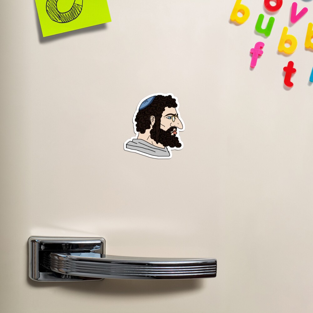 "Jewish Chad" Sticker for Sale by etayelectus | Redbubble