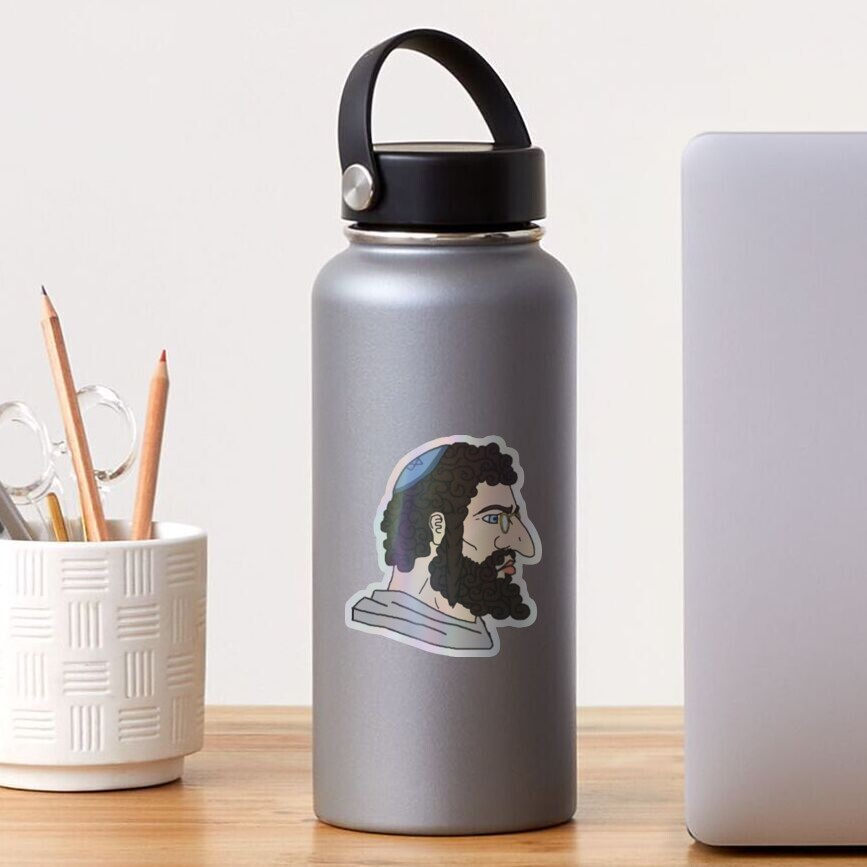 "Jewish Chad" Sticker for Sale by etayelectus | Redbubble
