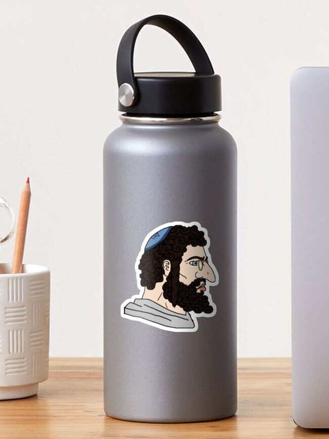 "Jewish Chad" Sticker for Sale by etayelectus | Redbubble