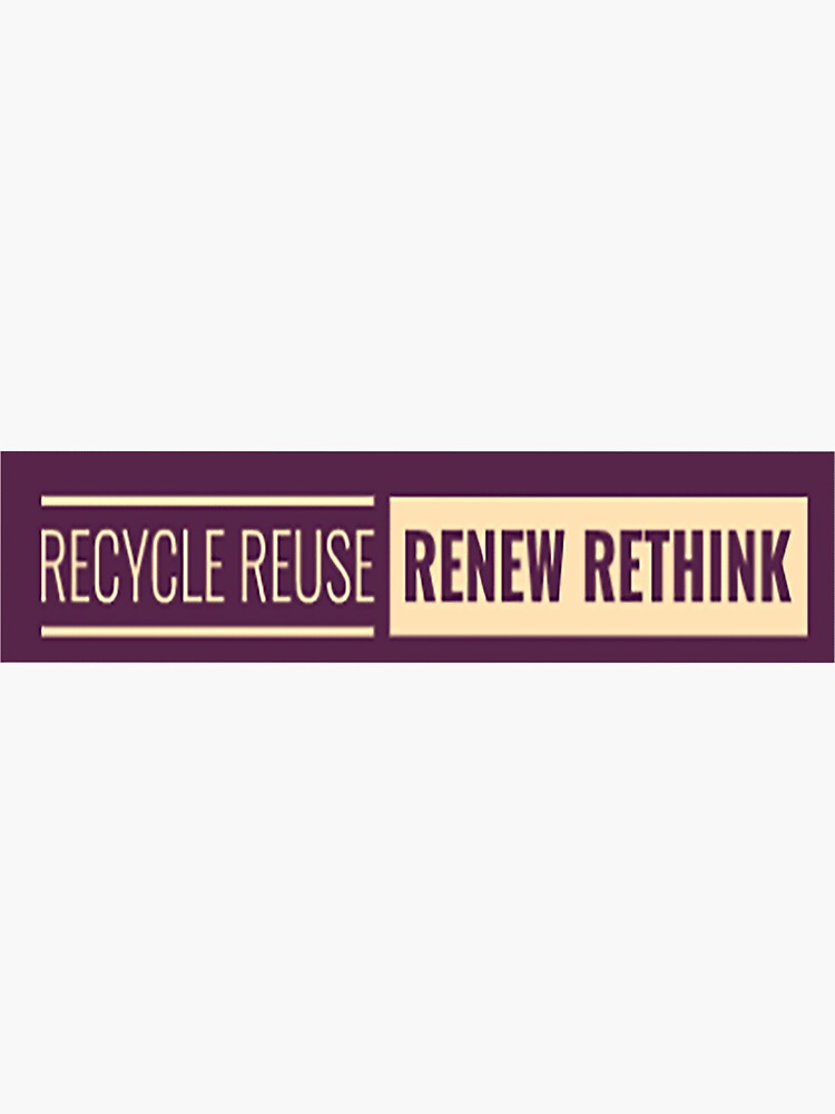 Rethinking Waste Stickers for Sale | Redbubble