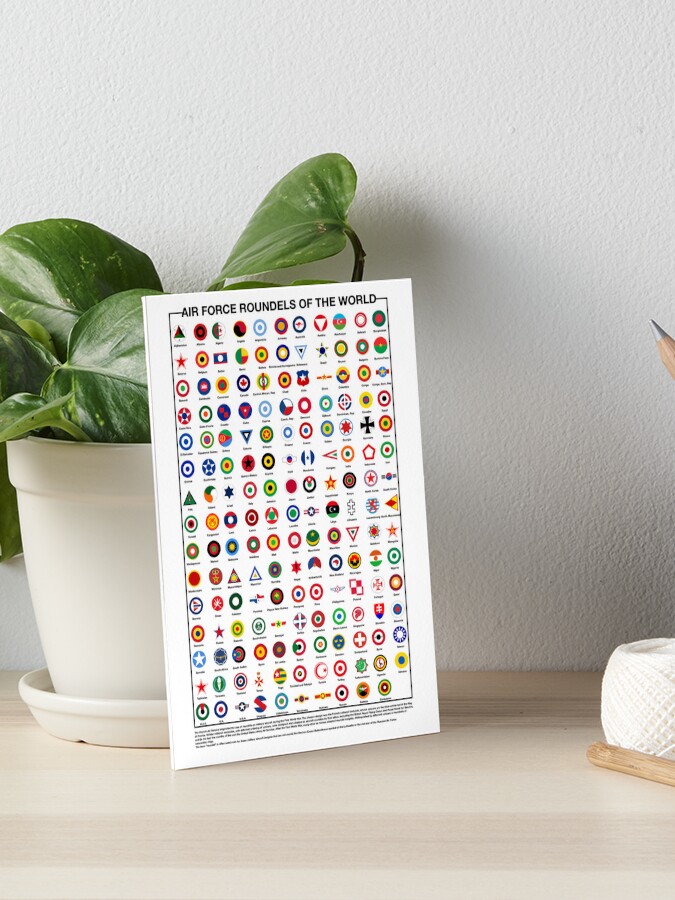 "Air Force roundels of the world " Art Board Print for Sale by scshenok ...