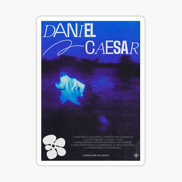 "daniel caesar" Sticker by MiSanctus | Redbubble