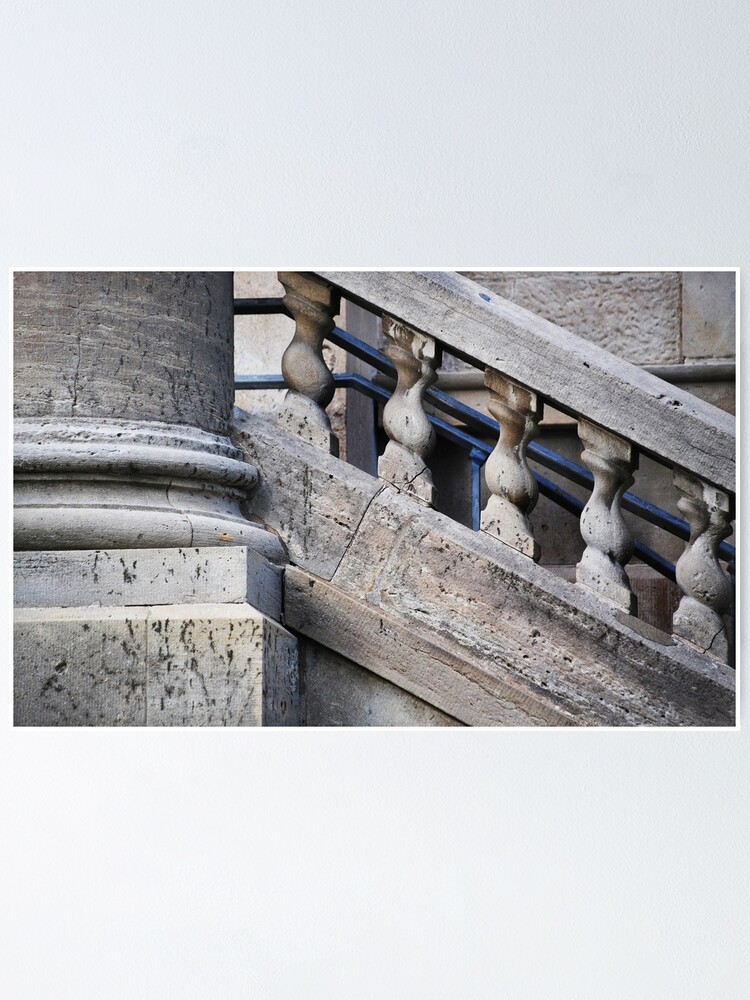 "Pillar & Railing" Poster by LaurieMinor | Redbubble