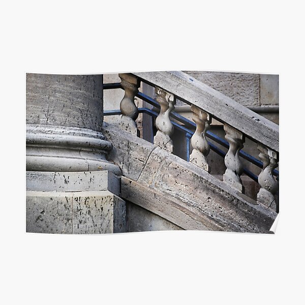 "Pillar & Railing" Poster by LaurieMinor | Redbubble