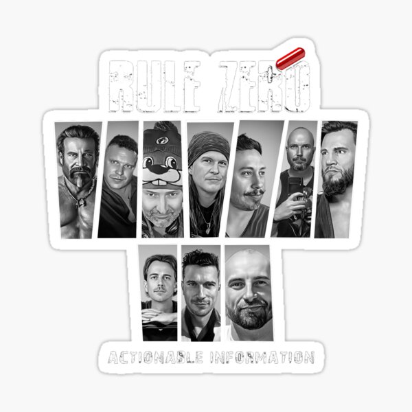 "Rule Zero Phase 1 by RP Thor" Sticker for Sale by RPTHOR | Redbubble
