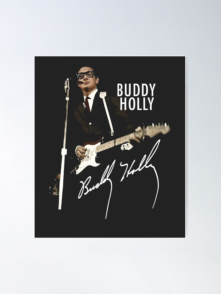 Buddy Holly Signature Men Poster sold by Orella Generous | SKU 4024192 ...