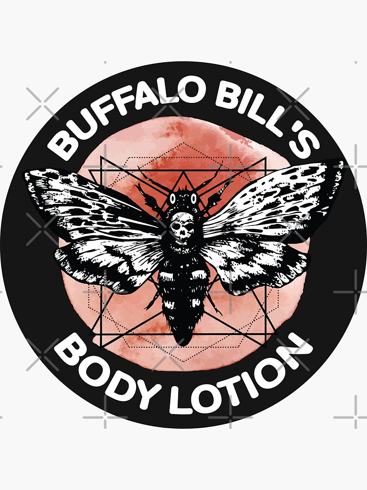 "Buffalo Bill's Body Lotion - Death's Head Moth - Horror - Distressed ...