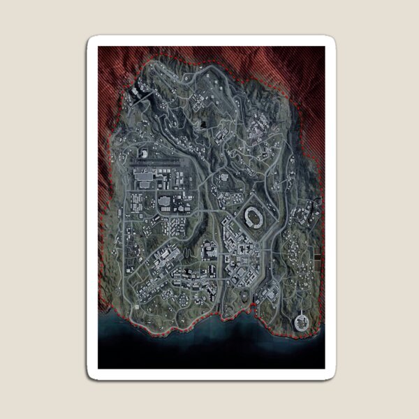 "Verdansk 1984, Ashika island map - Cod Warzone Map" Magnet for Sale by ...