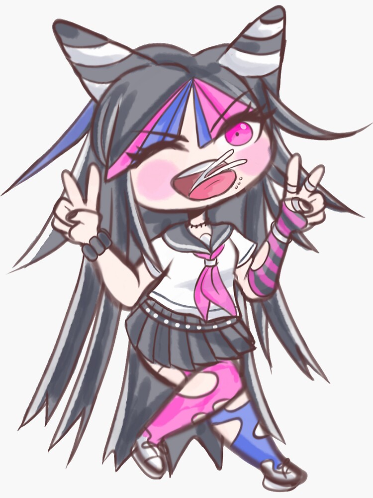 "ibuki mioda chibi" Sticker for Sale by aquilaVH | Redbubble
