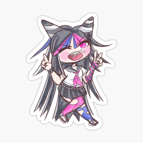"ibuki mioda chibi" Sticker for Sale by aquilaVH | Redbubble