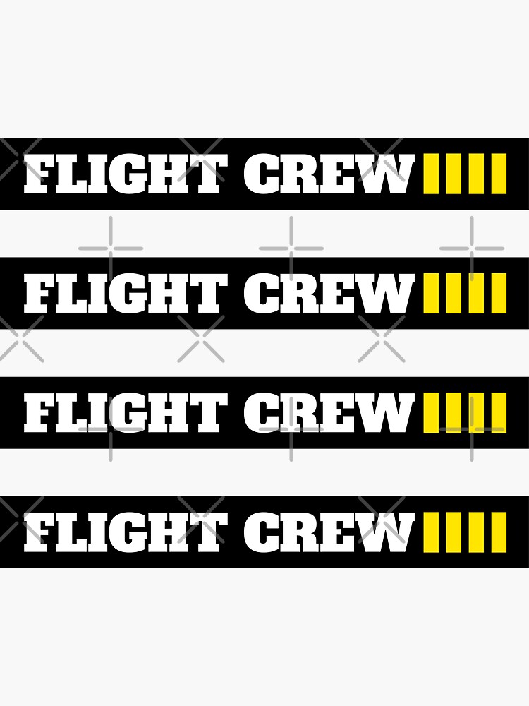 "Captain First Officer Senior First Officer Sticker Set golden stripes ...