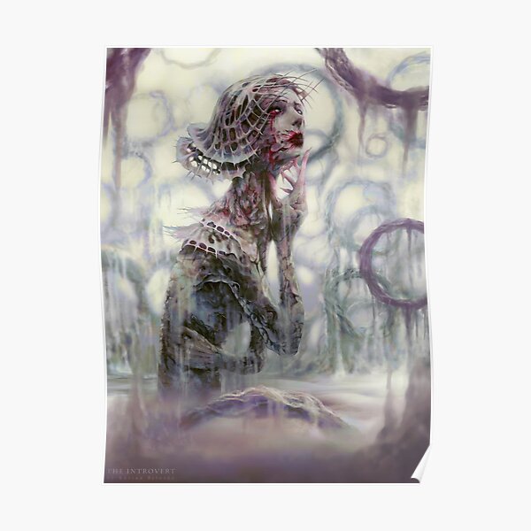 "The Introvert " Poster for Sale by LEE666 | Redbubble