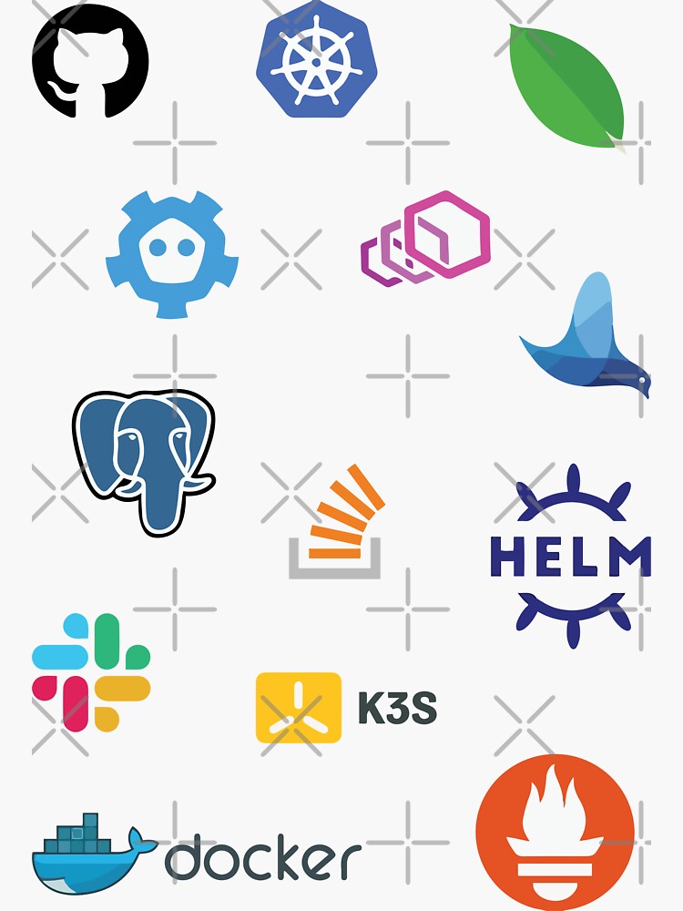 "Programming frameworks Logos sticker" Sticker for Sale by Mahe-Art ...