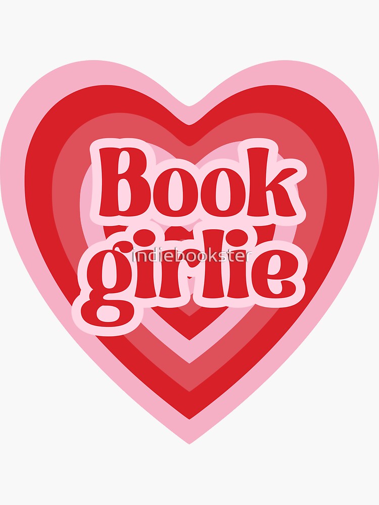 "book girlie" Sticker for Sale by indiebookster | Redbubble