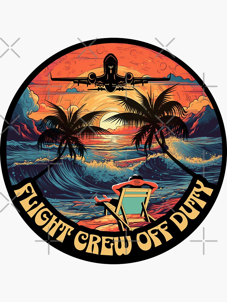 "Flight Crew OFF DUTY retro - Captain Pilot First Officer Flight ...