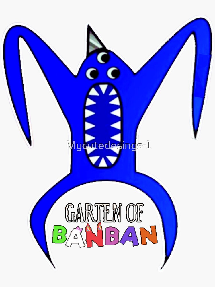 " Nabnab. Nab Nab. Garten of Banban Logo and Characters. Horror games 2023.green" Sticker for ...