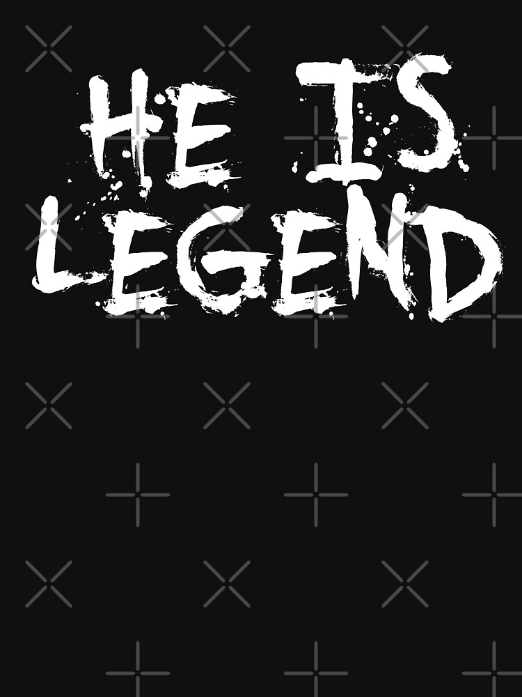 "He Is Legend Merch He Is Legend Logo" T-shirt for Sale by Nicolashca ...