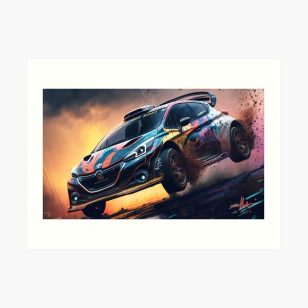"208 WRC" Art Print for Sale by LTP-imagery | Redbubble