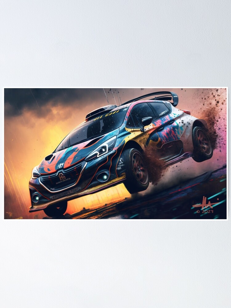 "208 WRC" Poster for Sale by LTP-imagery | Redbubble
