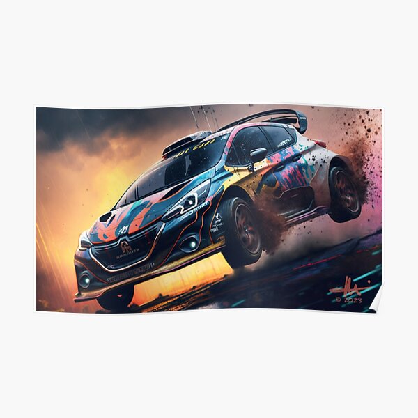 "208 WRC" Poster for Sale by LTP-imagery | Redbubble