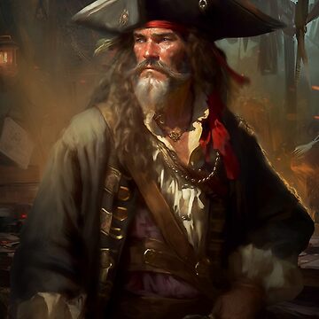 "Pirate Calico Jack, John Rackham" Art Board Print for Sale by Shanina ...