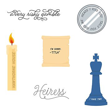 "The Inheritance Games" Sticker for Sale by claireee67 | Redbubble