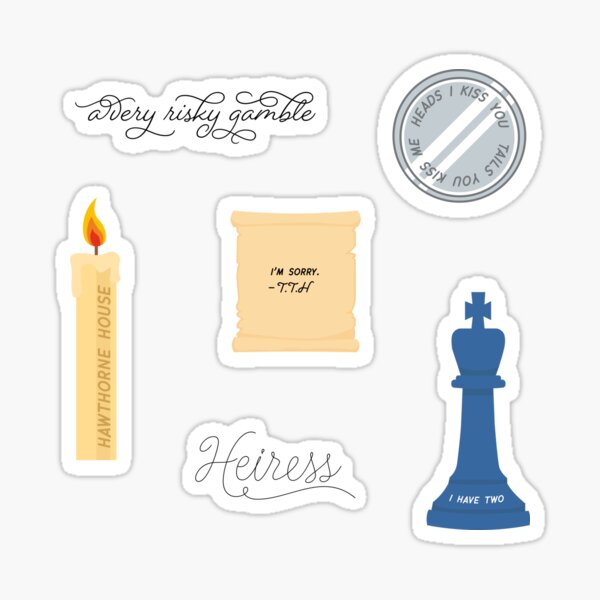 "The Inheritance Games" Sticker for Sale by claireee67 | Redbubble
