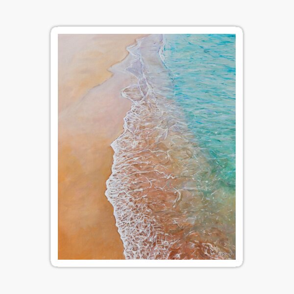 "Mesmerising Tide" Sticker for Sale by Chrisprint74 | Redbubble