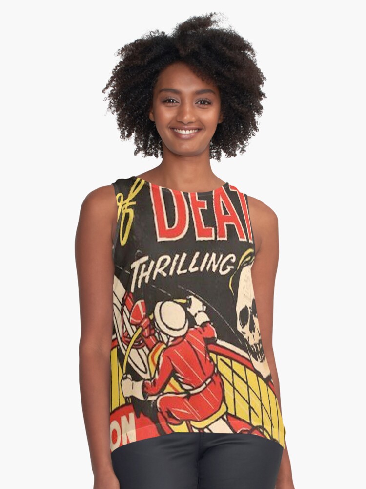 "Retro Wall Of Death Poster" Sticker for Sale by DukeGroovy | Redbubble