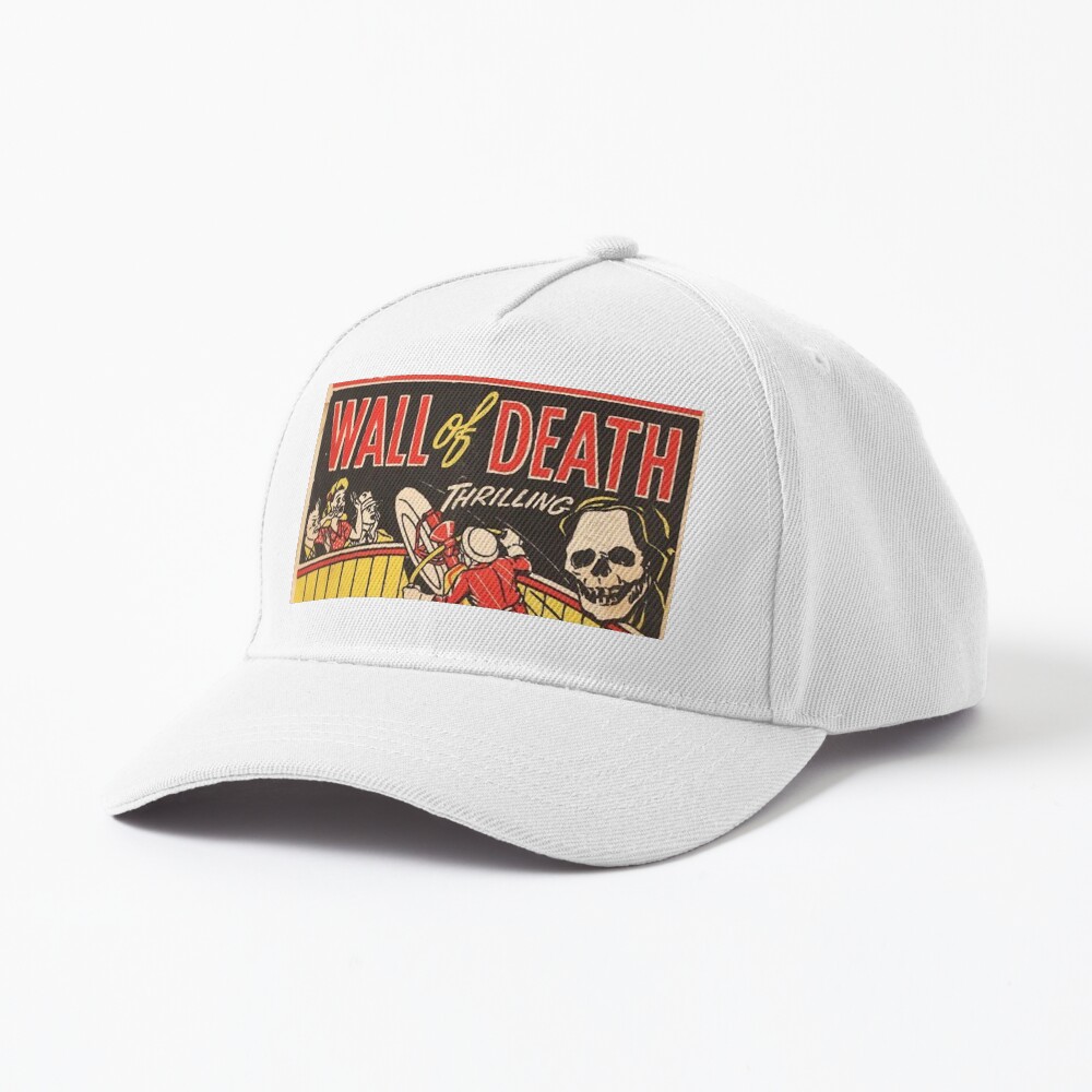 "Retro Wall Of Death Poster" Sticker for Sale by DukeGroovy | Redbubble