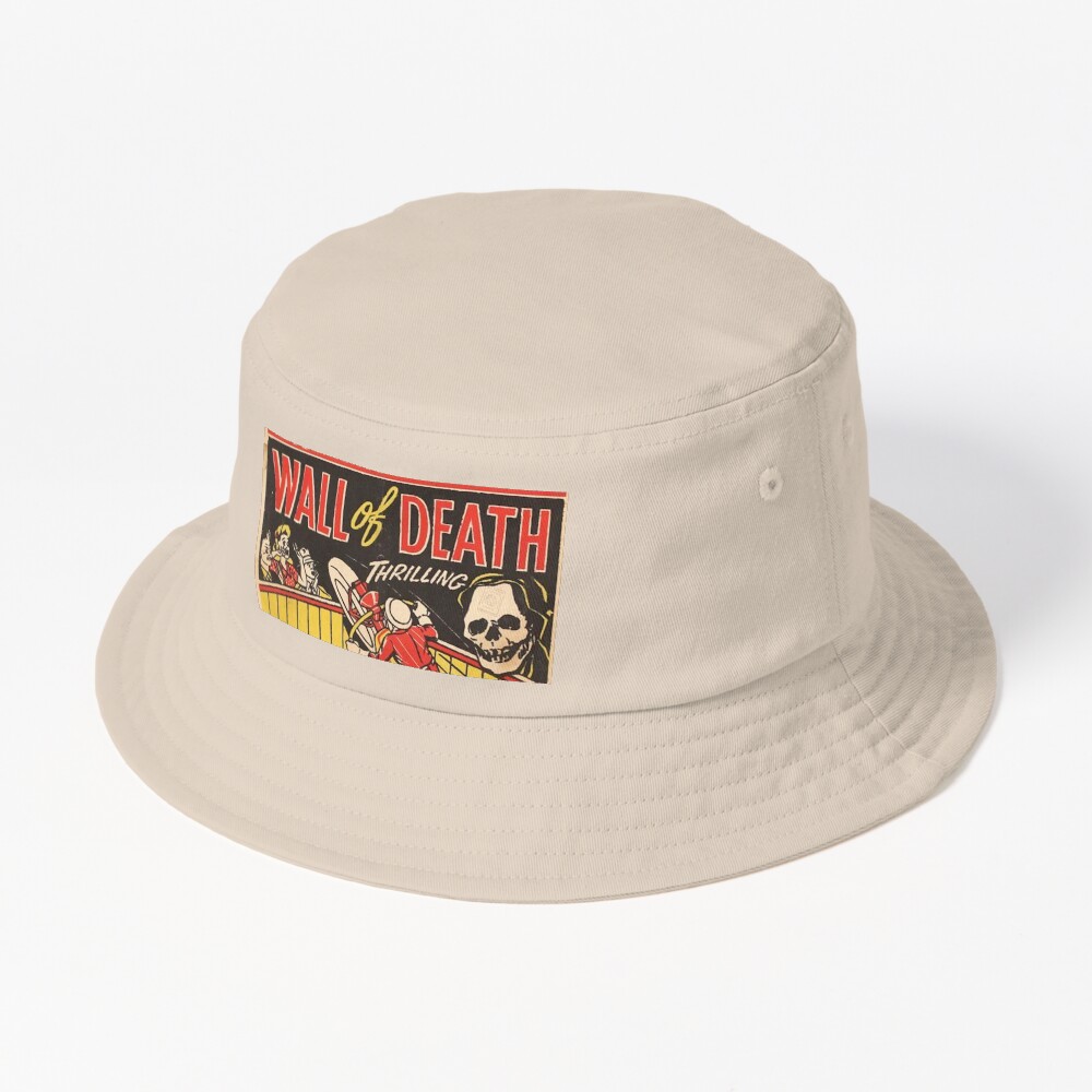 "Retro Wall Of Death Poster" Sticker for Sale by DukeGroovy | Redbubble